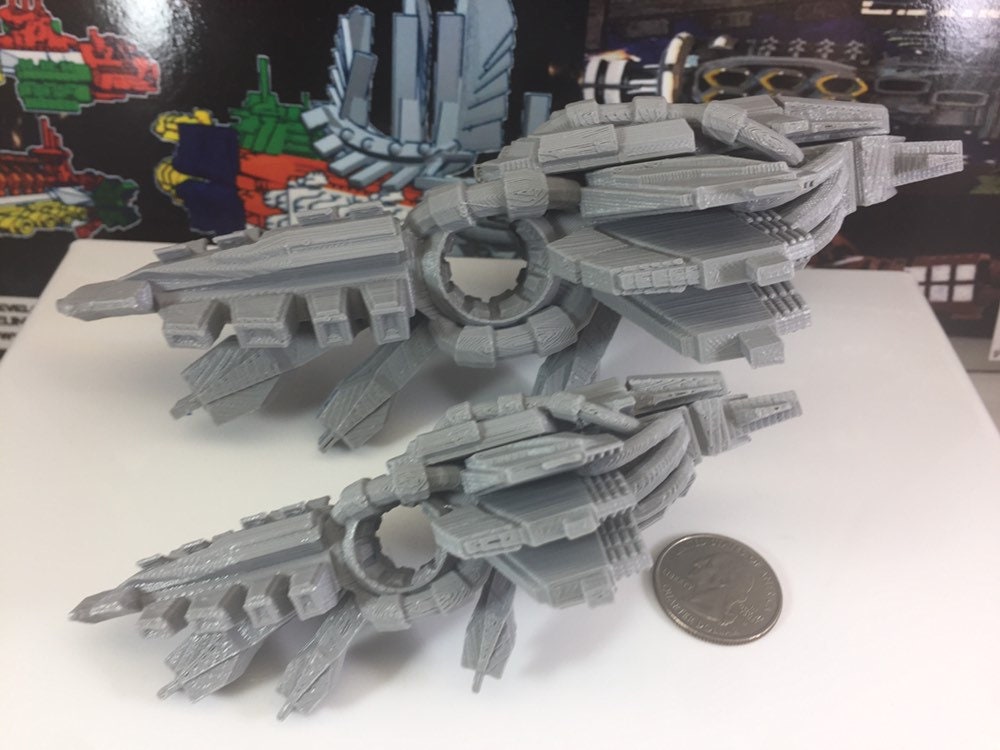 Helghast Starships 2 Ships RPG Starship Cruiser Miniature - Etsy