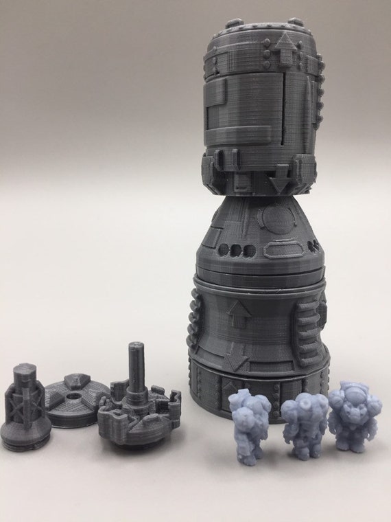 Capaule Model Ship Capsule Command Module Apollo Miniature - Etsy