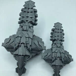 Helghast Starships (2 Ships!) RPG Starship, Cruiser, Miniature ...