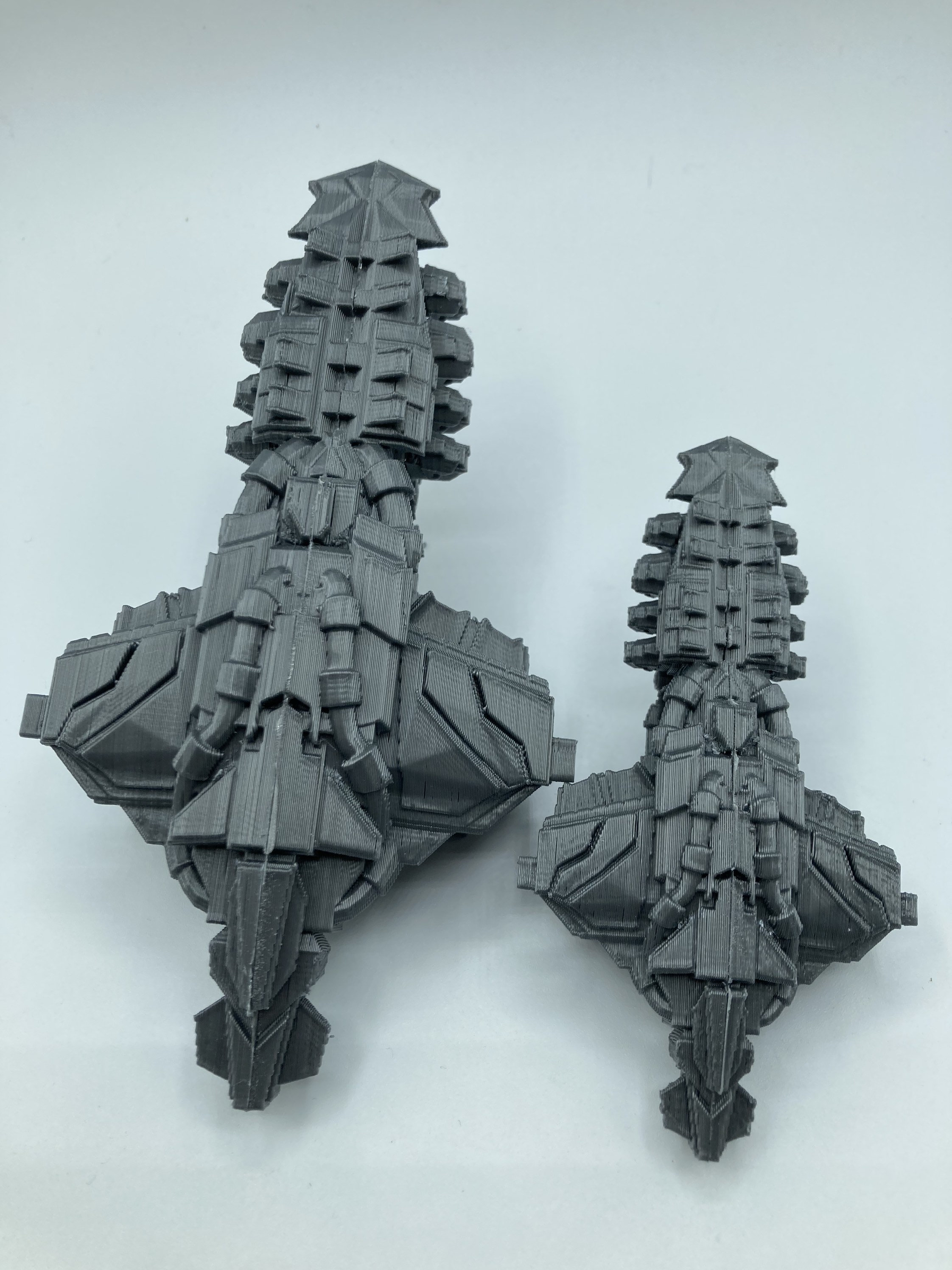 Helghast Starships 2 Ships RPG Starship Cruiser Miniature - Etsy