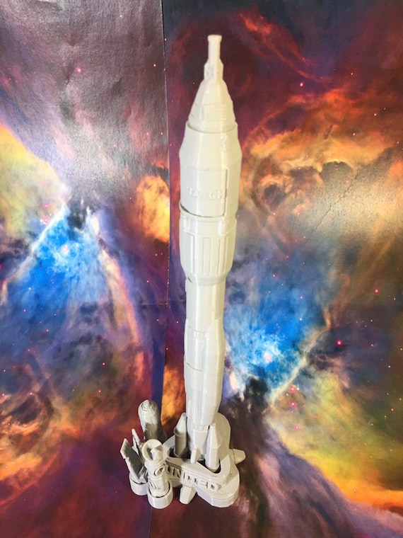 Rocket Pen Holder Miniature Spaceship 3D Printed Starship | Etsy