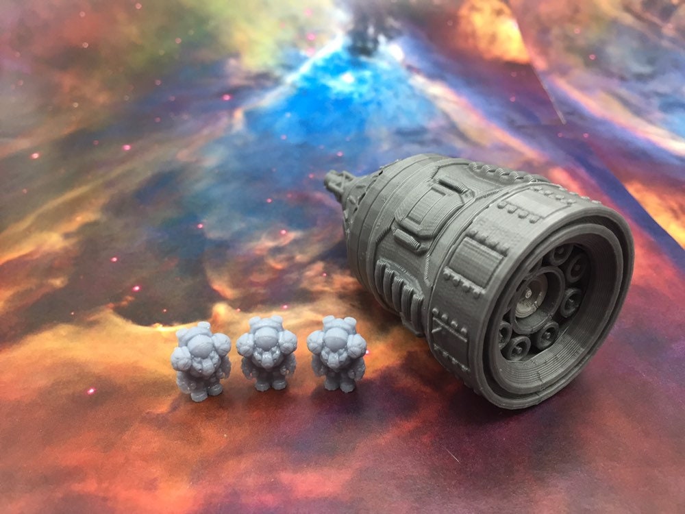 Capaule Model Ship Capsule Command Module Apollo Miniature - Etsy