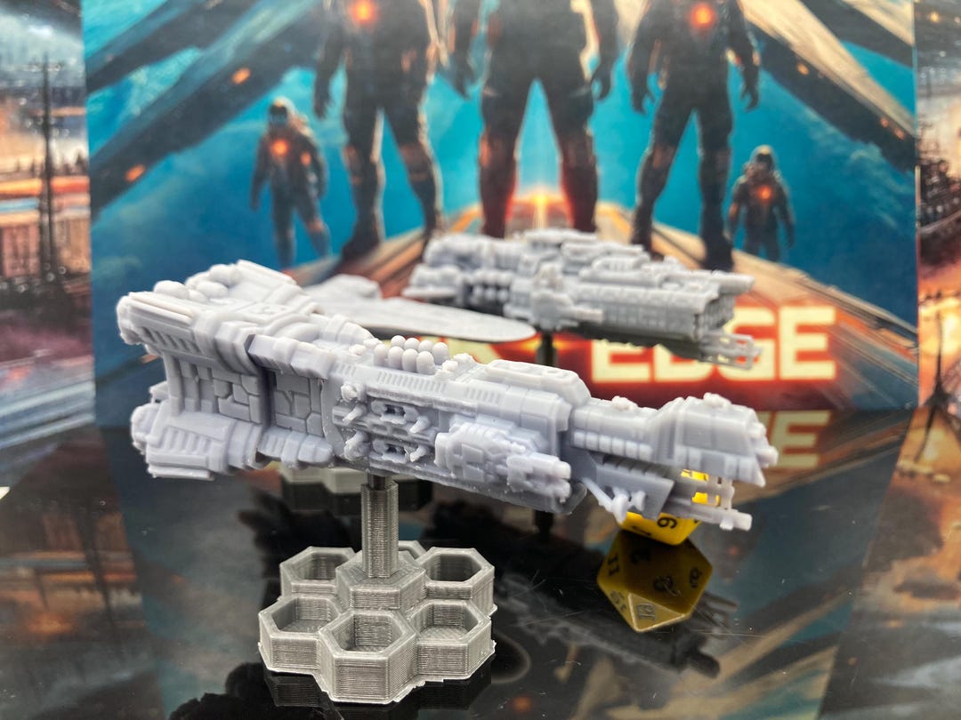 Donnager Ver2 Expanse, Miniature and Base Miniature Spaceship, 3D ...