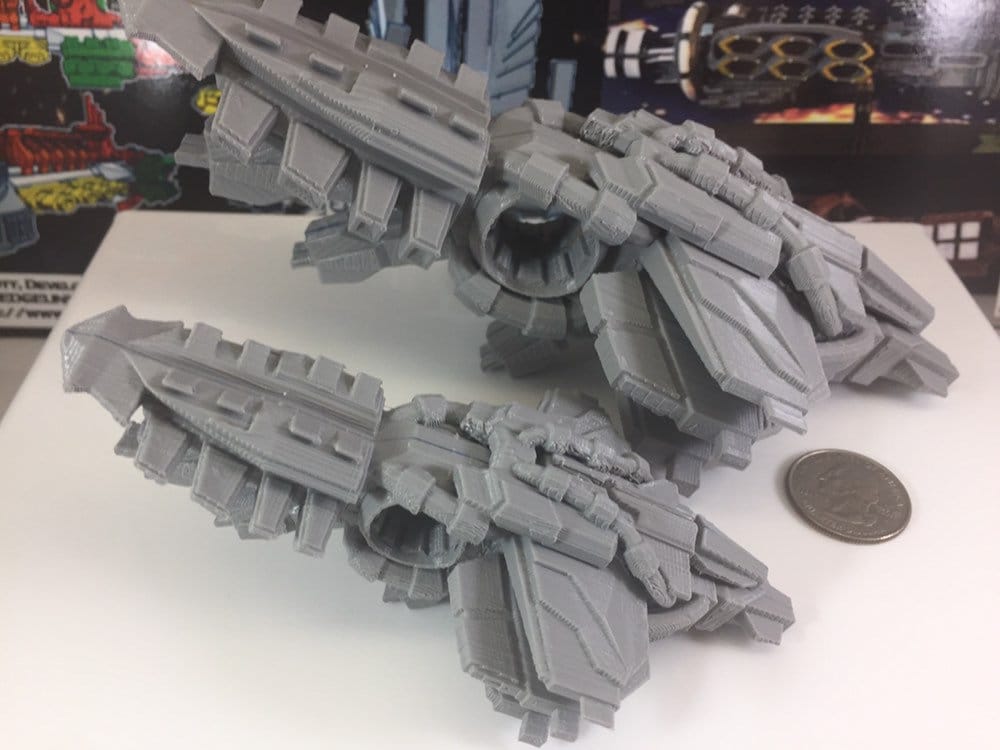 Helghast Starships 2 Ships RPG Starship Cruiser Miniature - Etsy