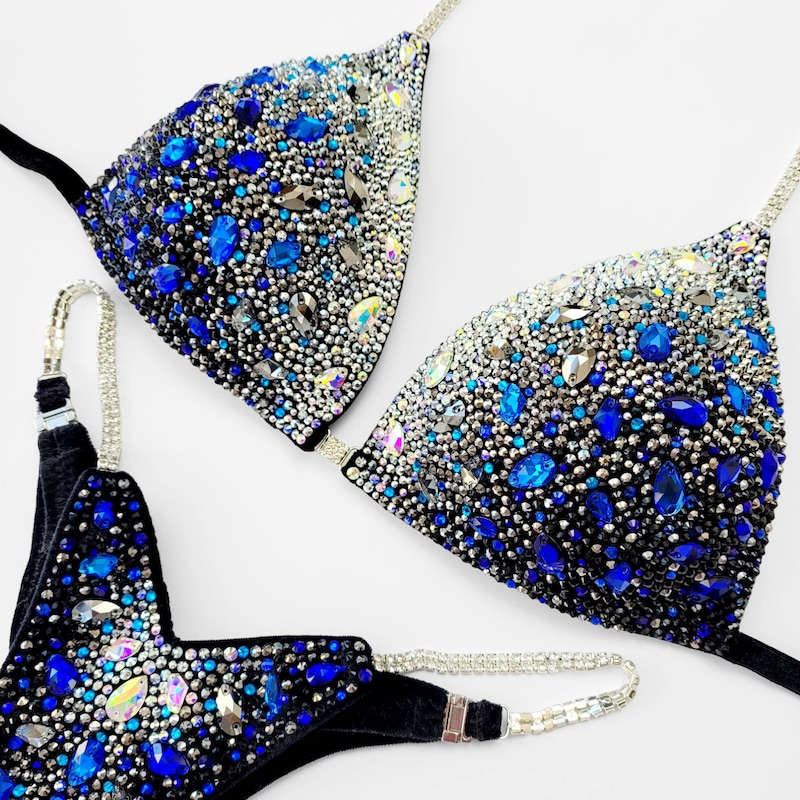 Rhinestone Bikini - Etsy
