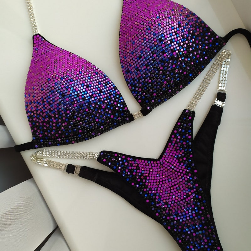 Rhinestone Bikini - Etsy