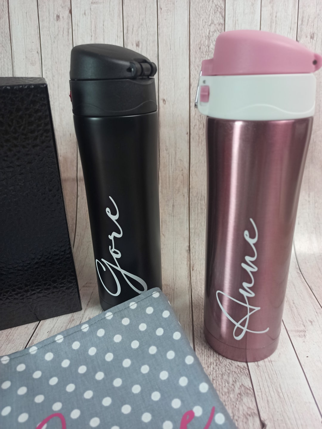 Personalized Thermos Bottle Couple Gift Personalized, Trendy and ...