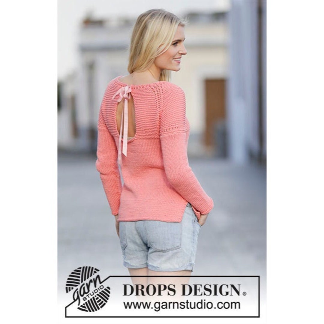 Spring Summer Women's Sweater Open Back Sweater Cotton - Etsy