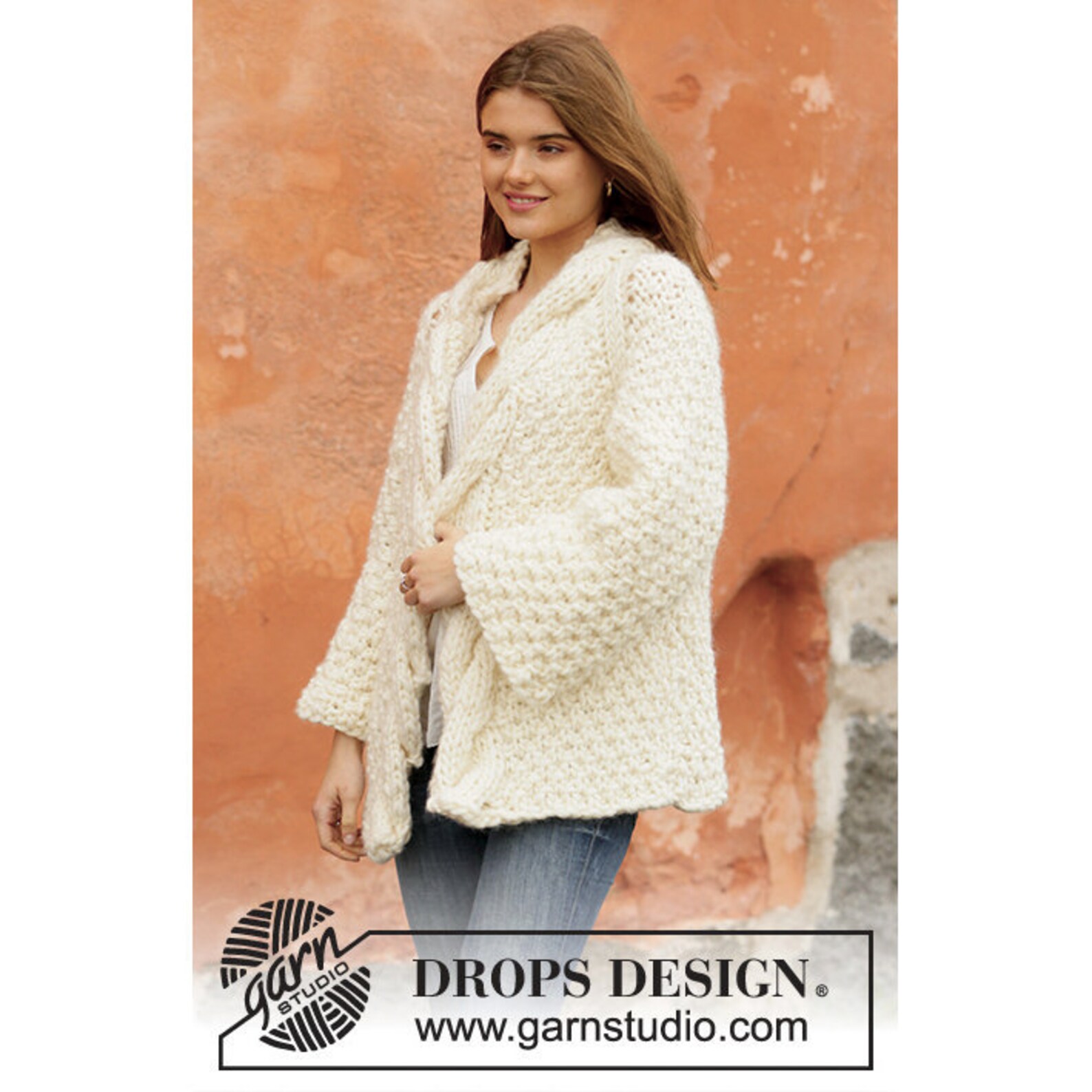 Handknit Women's Chunky Cardigan in Wool, Cozy Jacket, Wool Women's ...