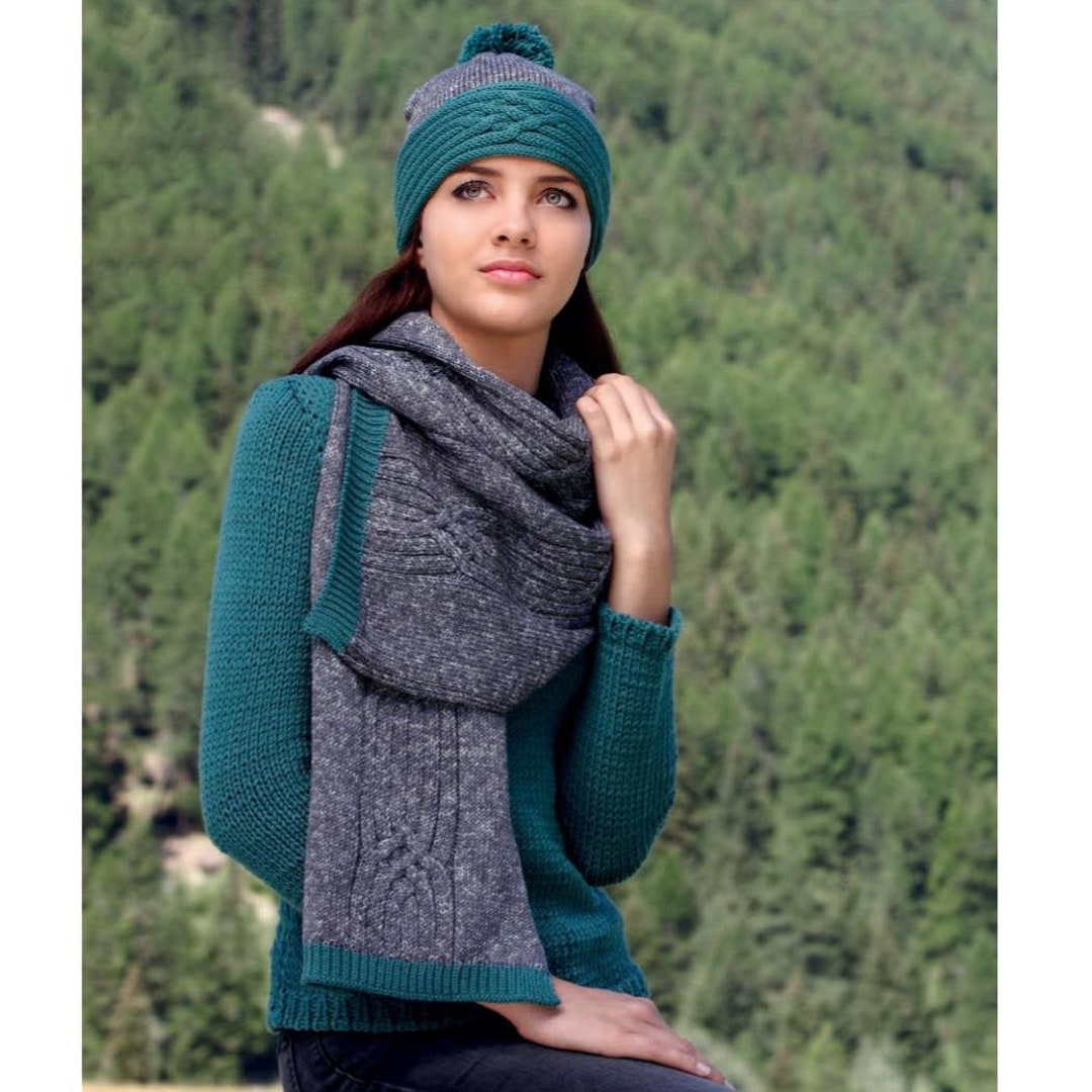 Luxurious Hat and Scarf Set - Merino Wool Hat - Womens Wool Scarf ...