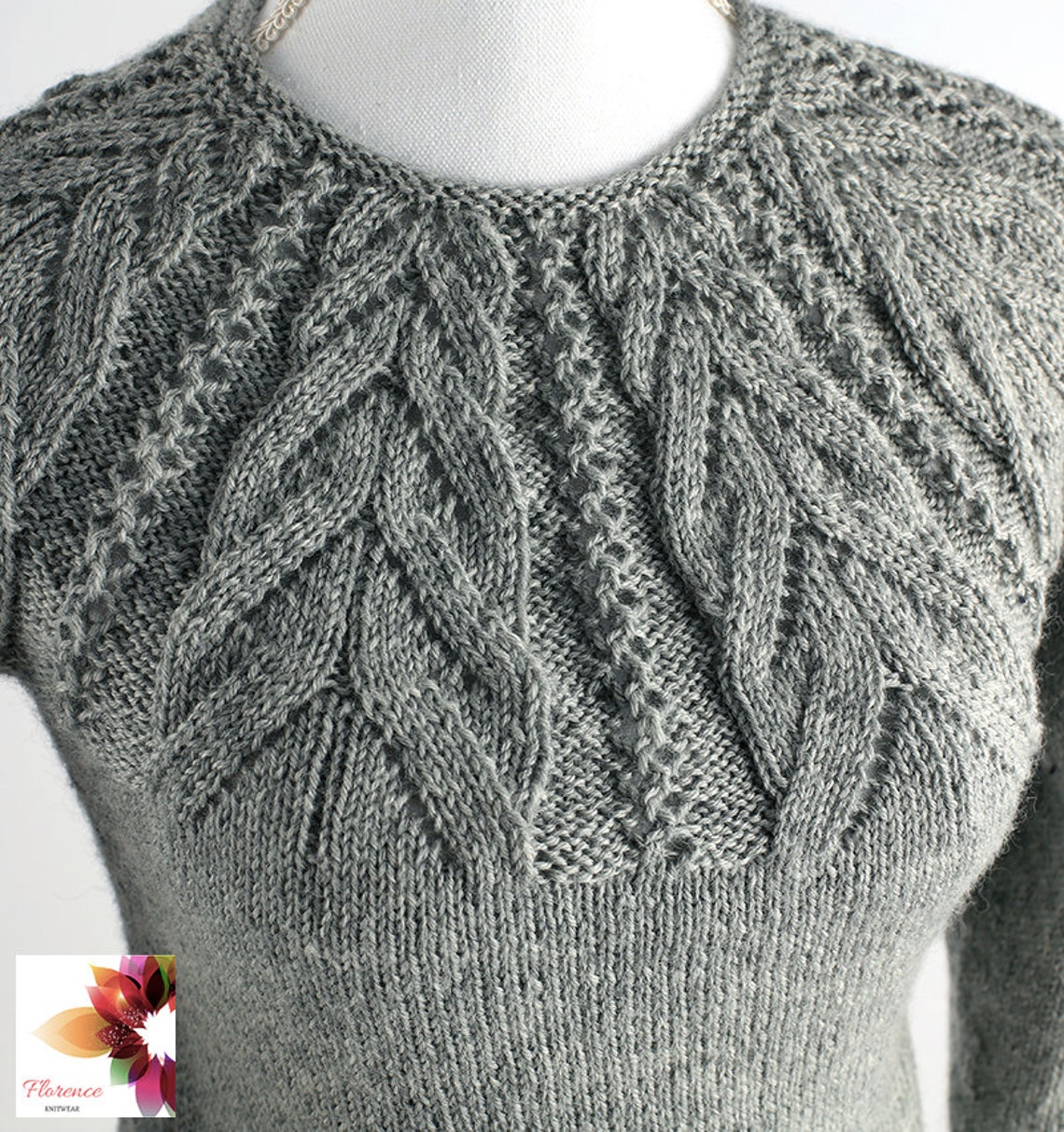 Hand Knitted Women's Jumper in Wool, Hand Made Jumper, Hand Made ...
