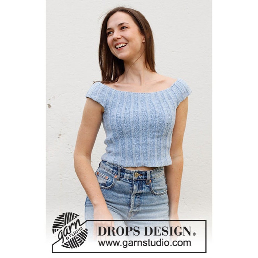 Hand Knitted Top - Cotton Linen Tank - Boat Neck Tank Top - Casual ...