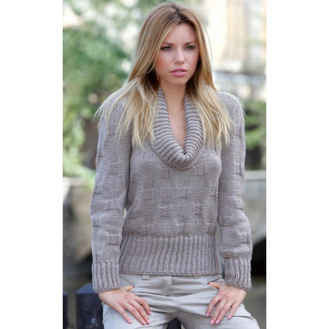 Classic Pullover Sweater - Retro Sixties Style Jumper - Soft Merino ...