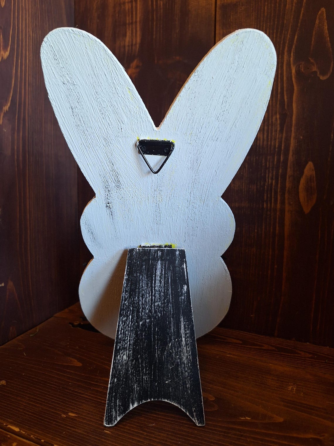 Spring Farmhouse Peeps Sign, Easter Shelf Sitter, Rustic Wood Bunny ...