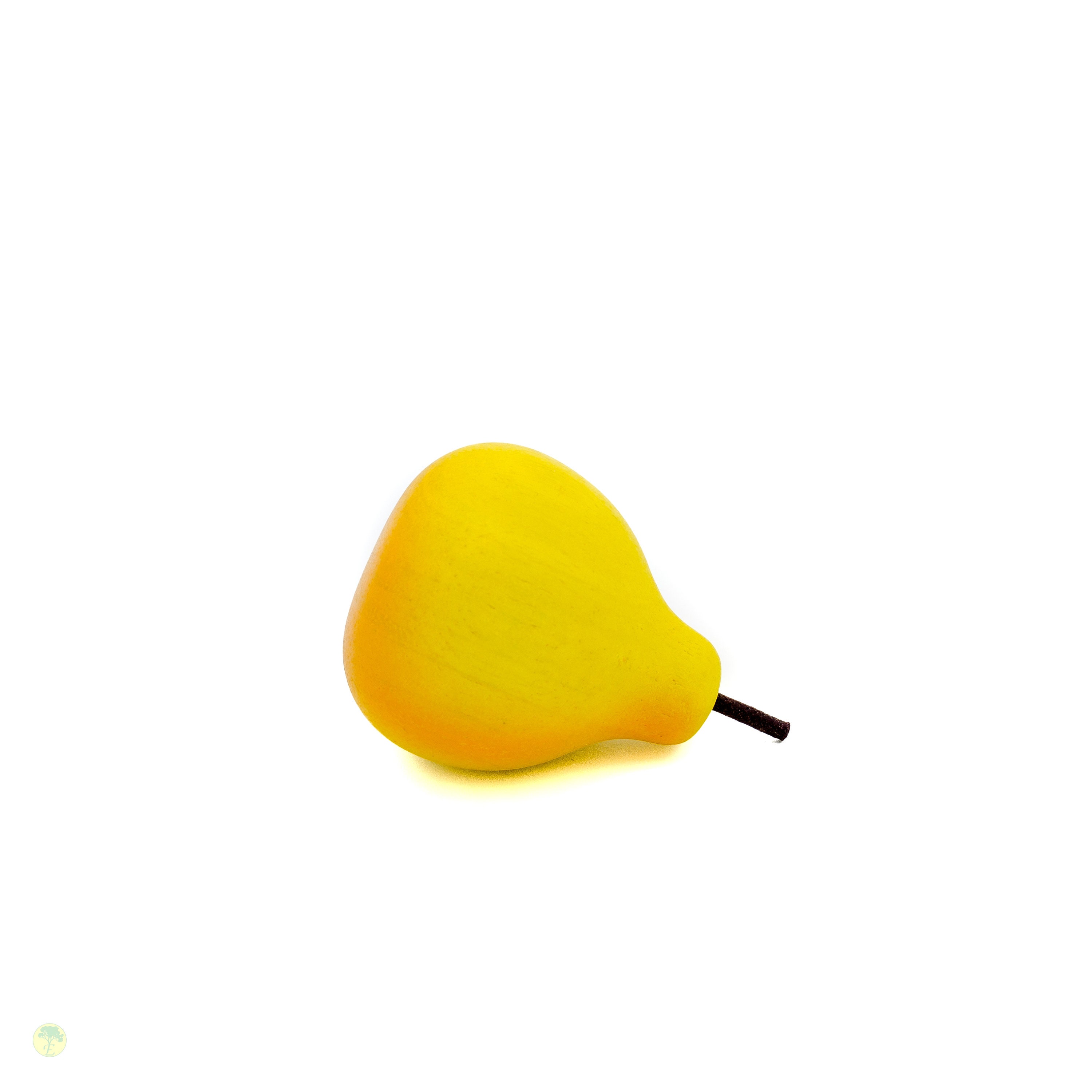Wooden Play Food Pear, Yellow - Etsy