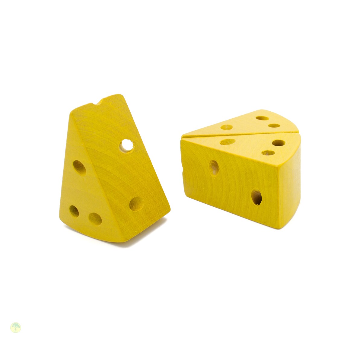 Wooden Play Food Swiss Cheese Artisan Cheese Miniature Food - Etsy