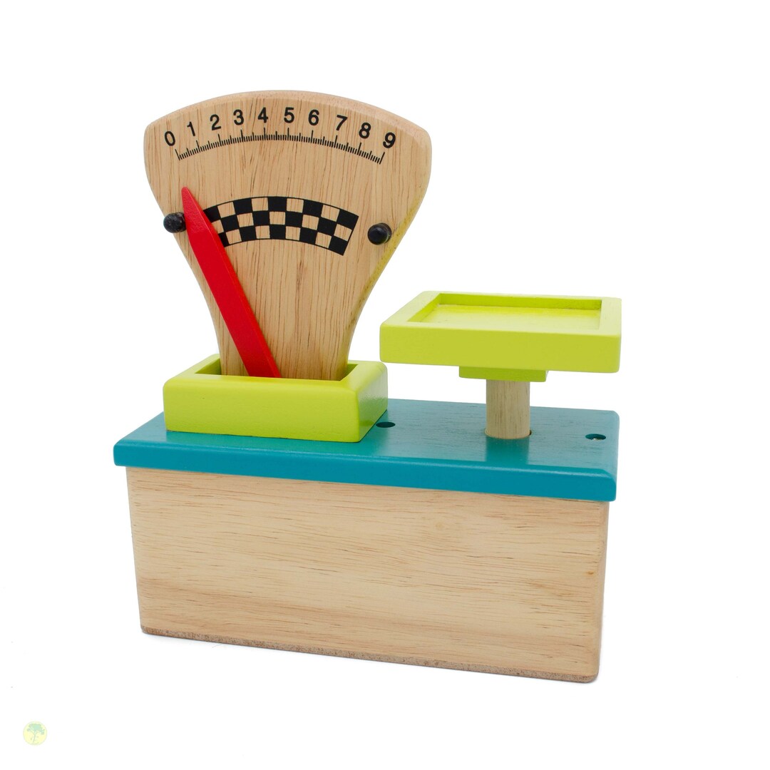 Pointer Scale Turquoise Green, Shop Accessories Made of Wood, Miniature ...