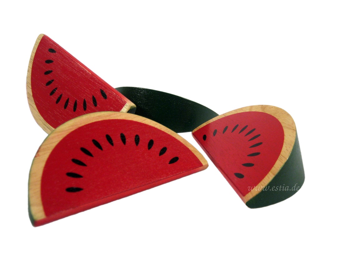 Wooden Watermelon, Shop Accessories, Wooden Fruit Watermelon Slice ...