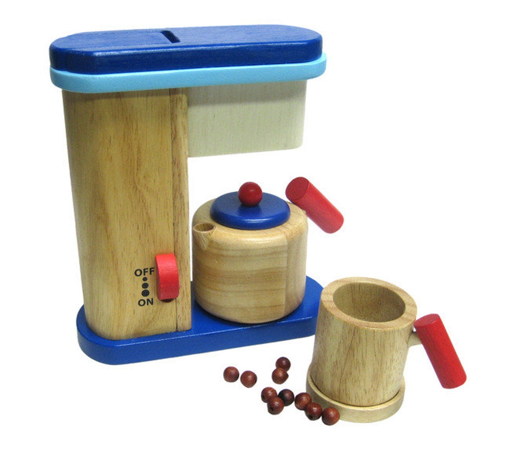 Coffee Machine, Wooden Toy - Etsy