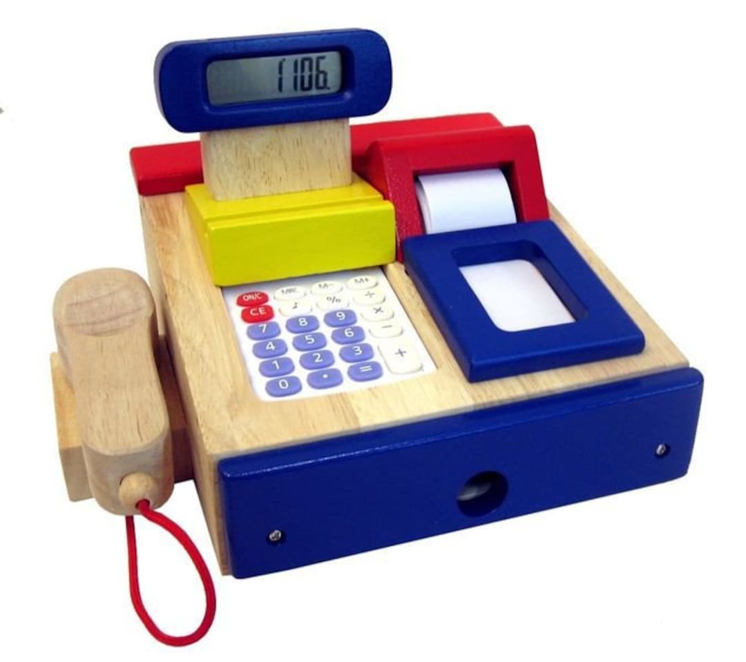 Colorful Cash Scanner in Red, Yellow and Blue - Etsy