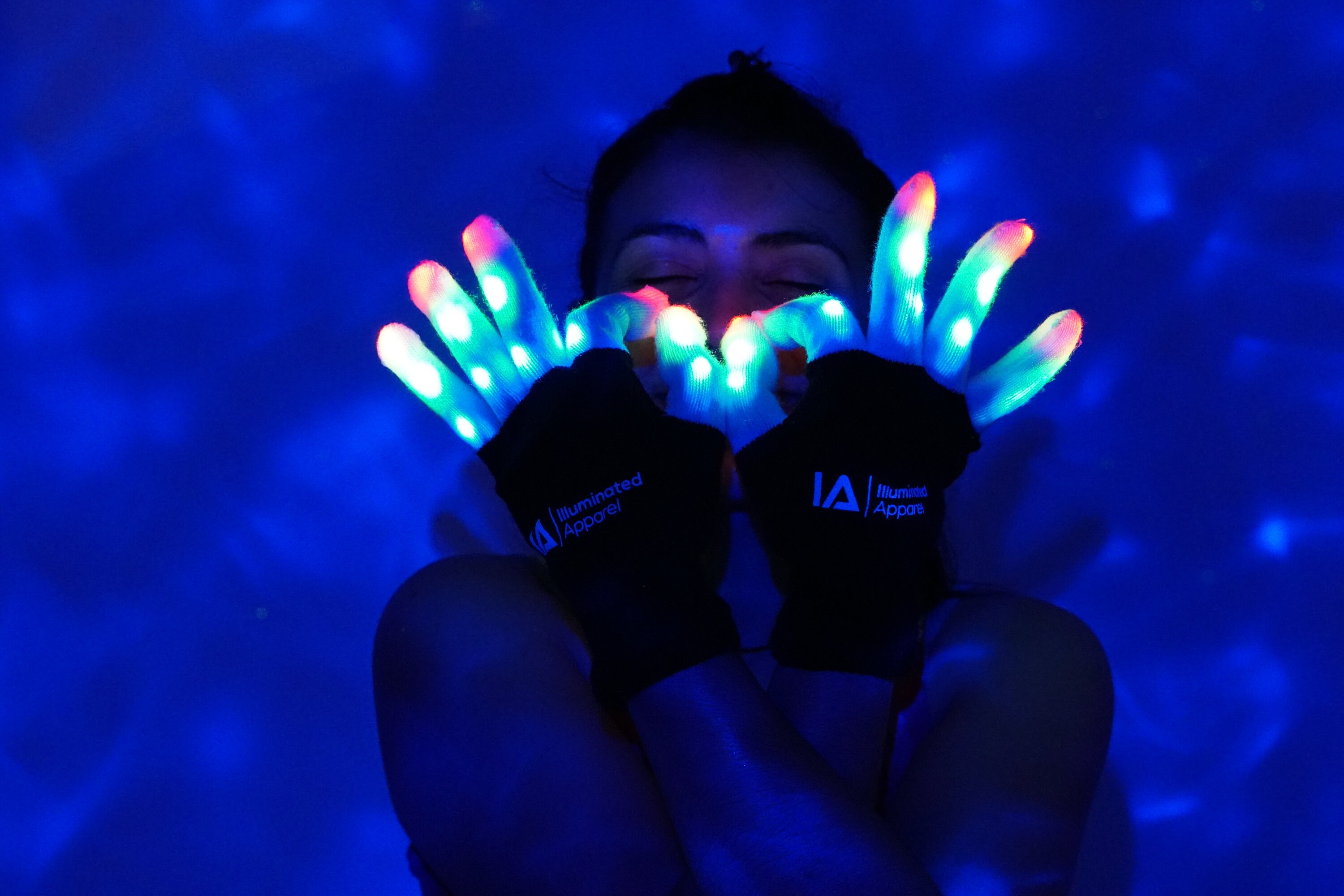 Illuminated Apparel Kids LED Light up Flashing Gloves for | Etsy