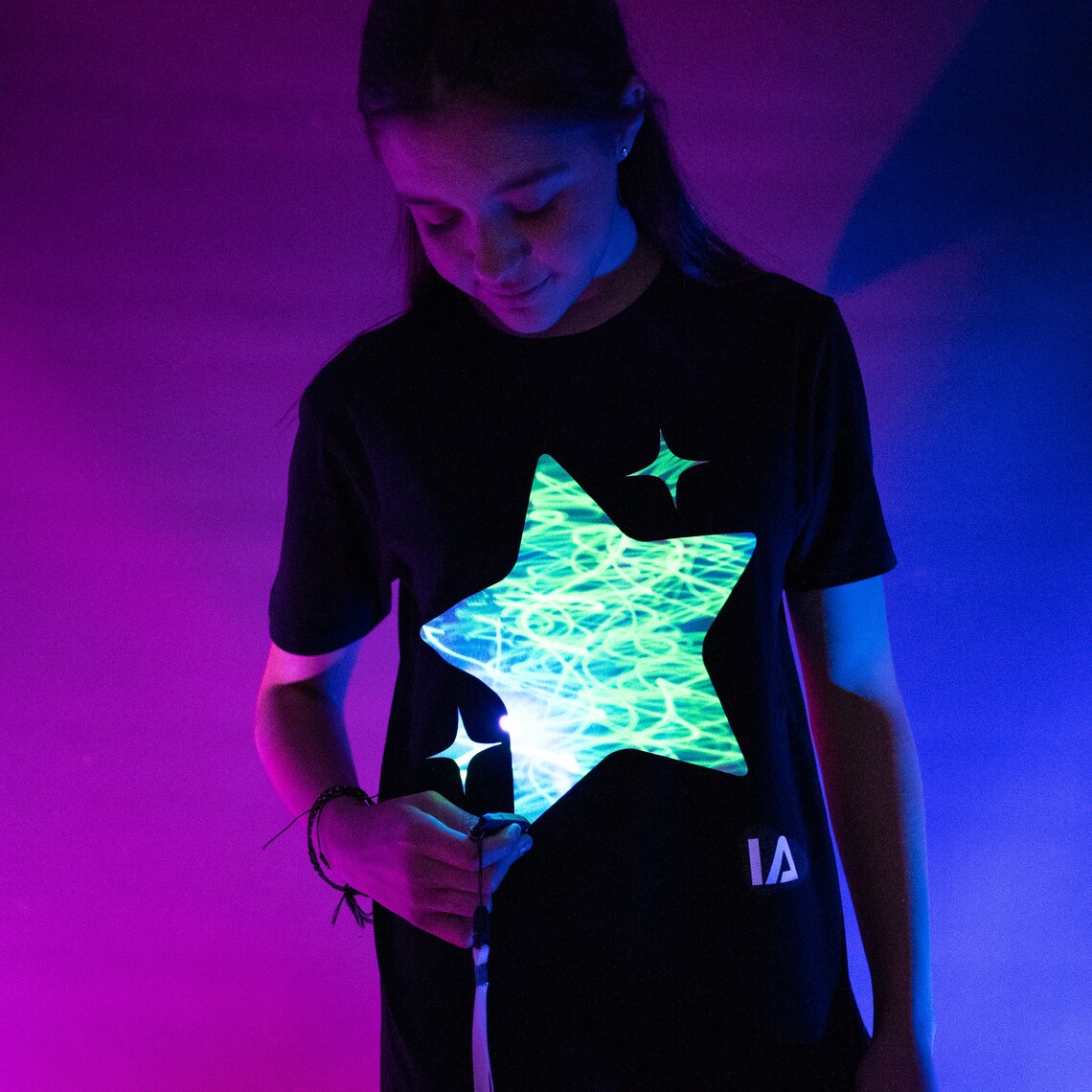 Shining Star Interactive Glow in the Dark T-shirt Christmas - Etsy