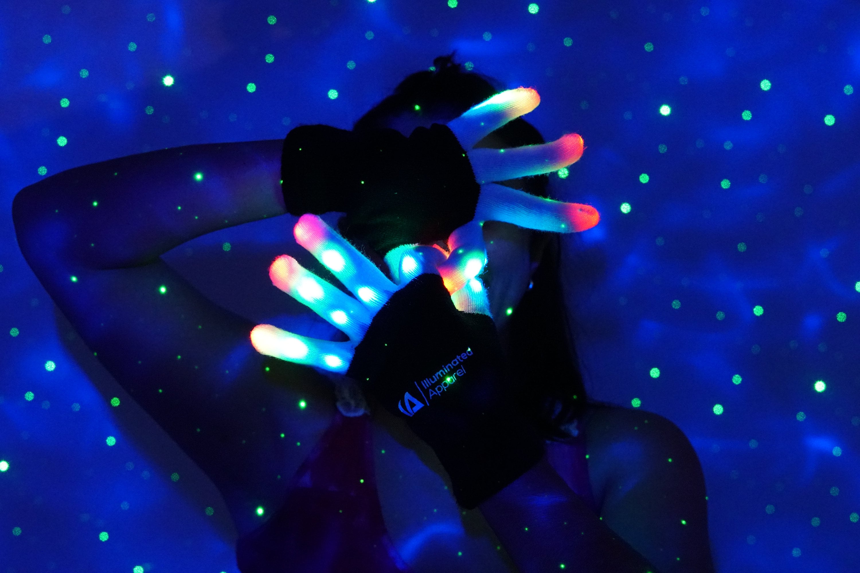 Illuminated Apparel Kids LED Light up Flashing Gloves for | Etsy