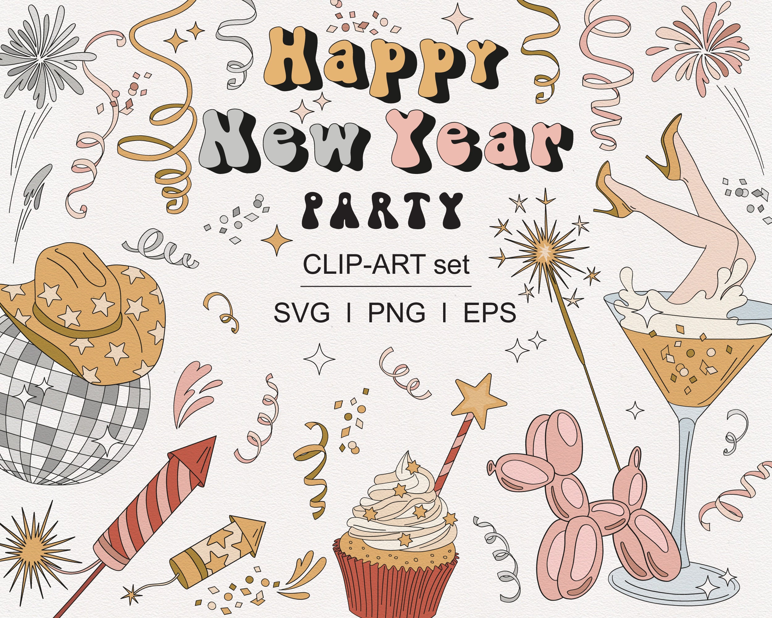 New Years Eve Party Clip Art