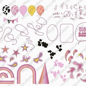 Western Groovy Disco Rodeo Bachelorette Party Disco Ball Disco Cowgirl ...