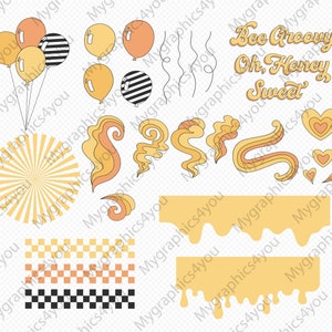 Groovy Hippie Bee Bumblebee Honey Hive Bee Accessories Bee Sweets ...