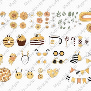 Groovy Hippie Bee Bumblebee Honey Hive Bee Accessories Bee Sweets ...