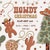 Western Christmas Cowboy Howdy Santa Gingerbread Man Cactus Cow Print ...