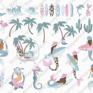 Coastal Cowgirl Howdy Mermaid Surf Summer Western Vacation Beach ...