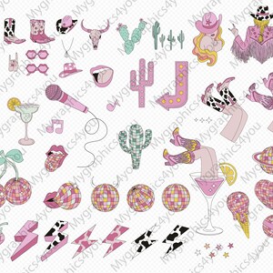 Western Groovy Disco Rodeo Bachelorette Party Disco Ball Disco Cowgirl ...