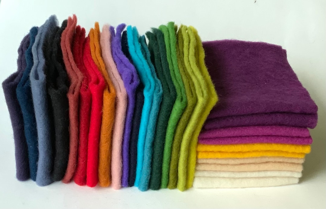 PAKET Nadelvlies 235 Farben VORFILZ Prefelt Pre Filz Filzen - Etsy.de