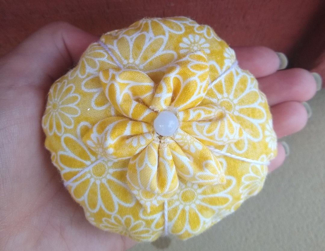 Yellow Pin Cushion - Etsy