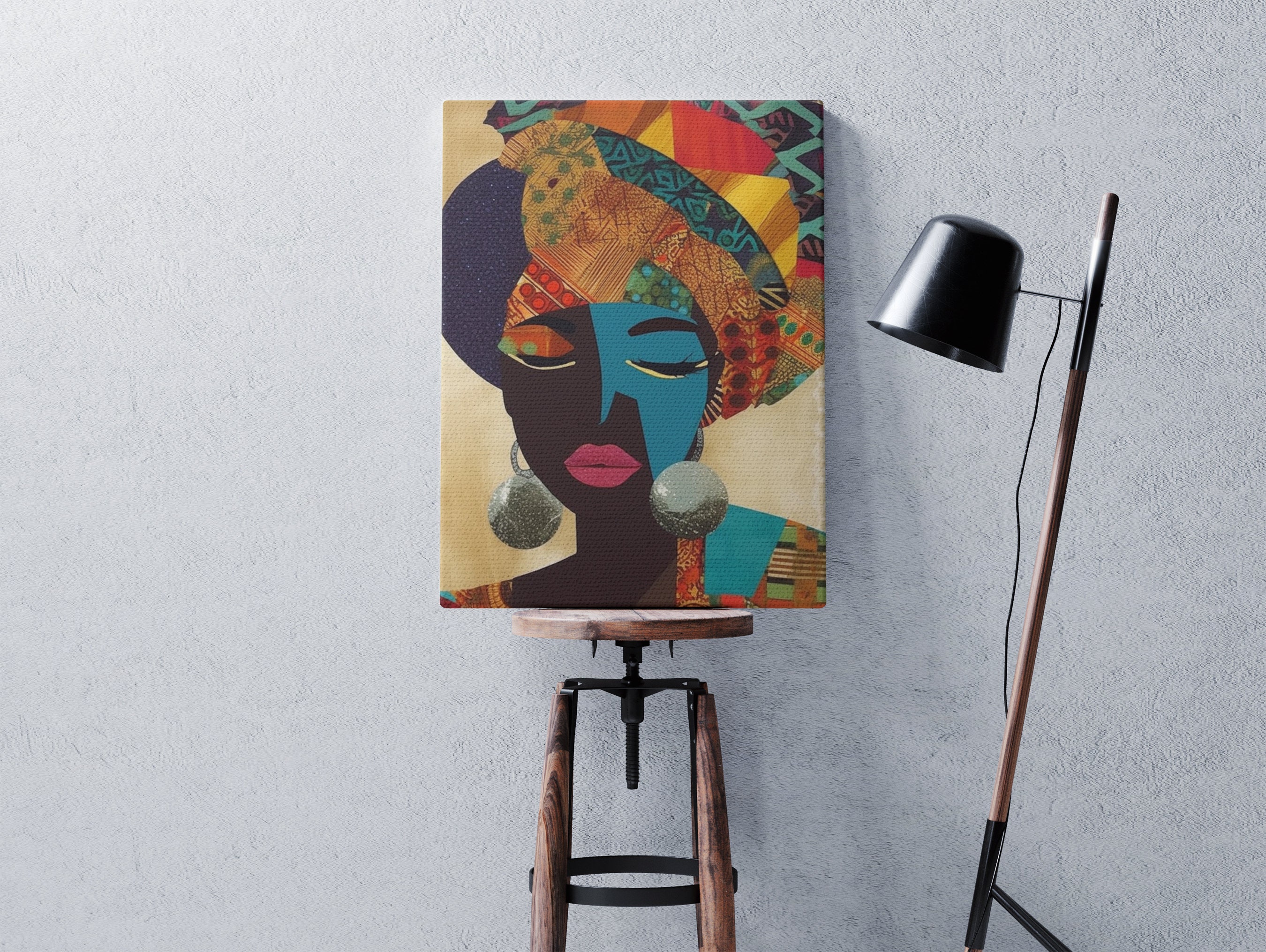 Black Art Afrocentric Wall Art Decor Black Woman Wall Art - Etsy