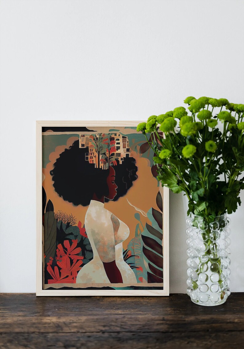 Prototype Afrocentric Wall Art Black Woman Art BLM Art - Etsy