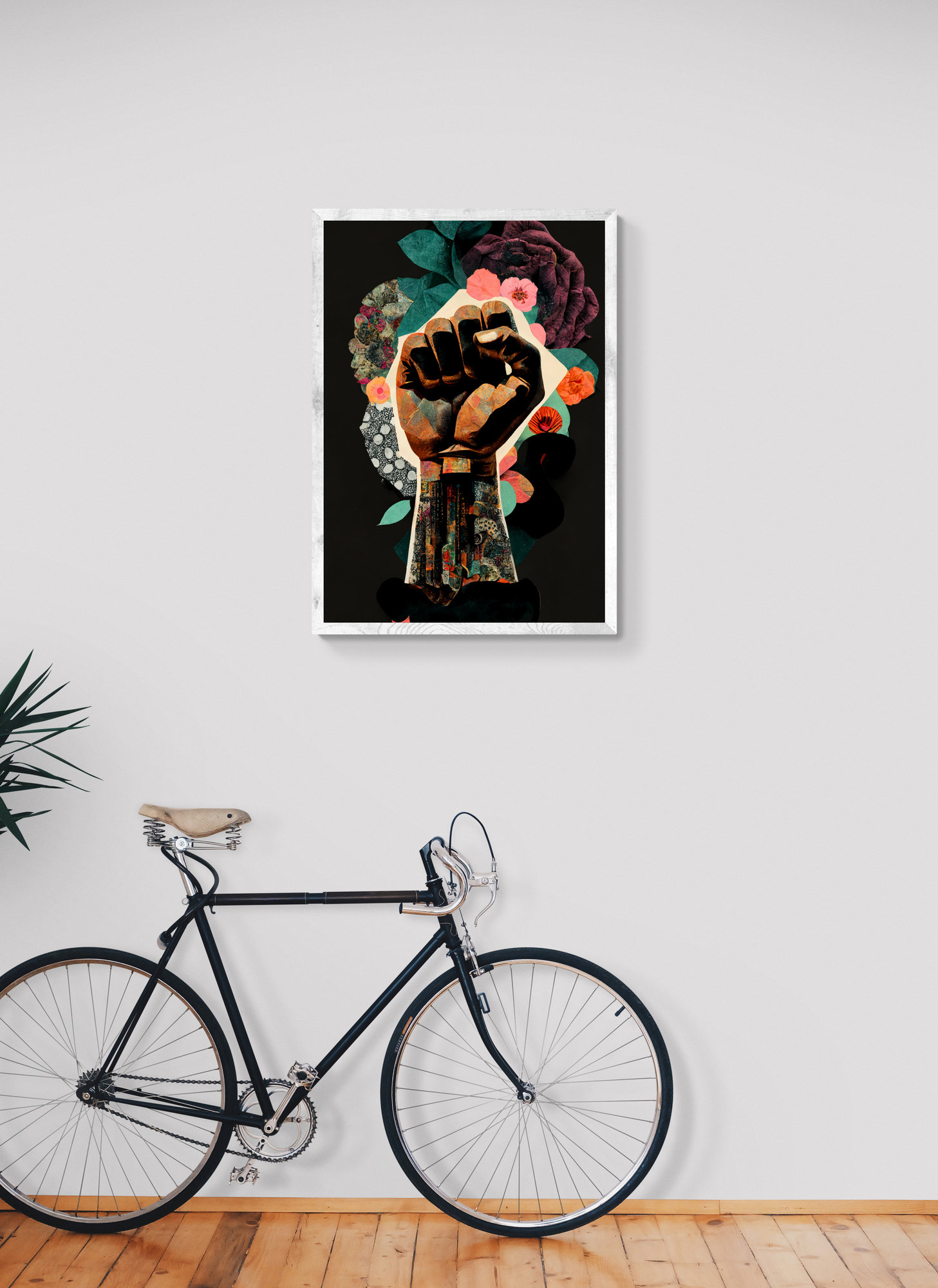 Black Lives Matter Fist BLM Wall Art BLM Poster Afrocentric Wall Decor ...