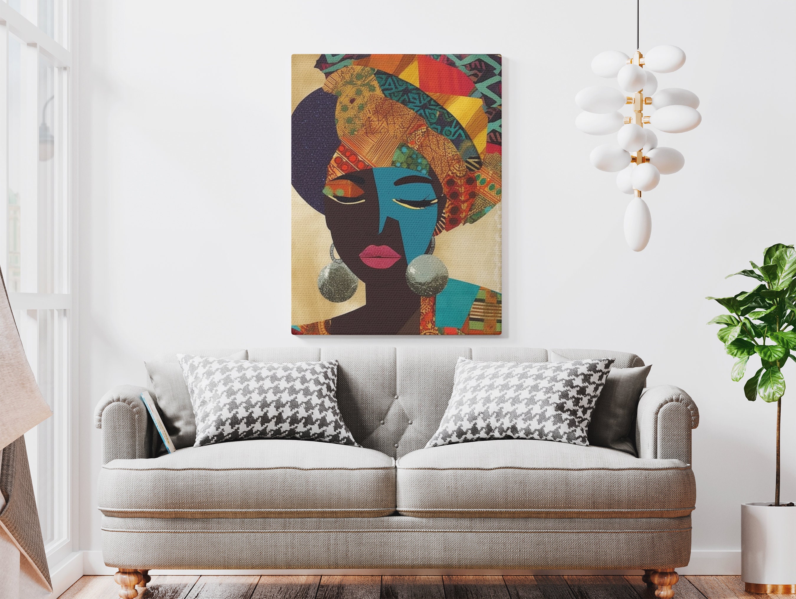 Black Art Afrocentric Wall Art Decor Black Woman Wall Art - Etsy