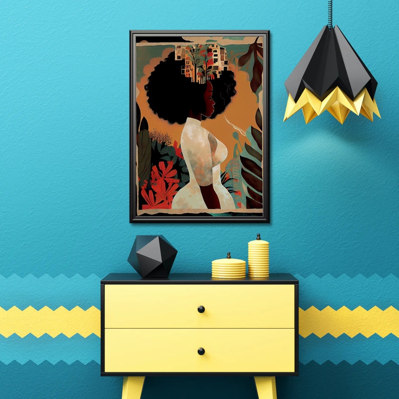 Prototype Afrocentric Wall Art Black Woman Art BLM Art - Etsy