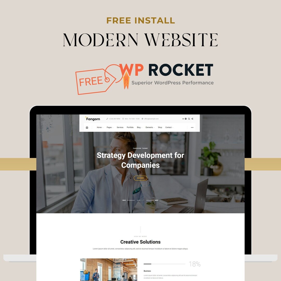 Studio Responsive Wordpress Theme, Modern Ecommerce & Professional Portfolio Design, Woocommerce ...