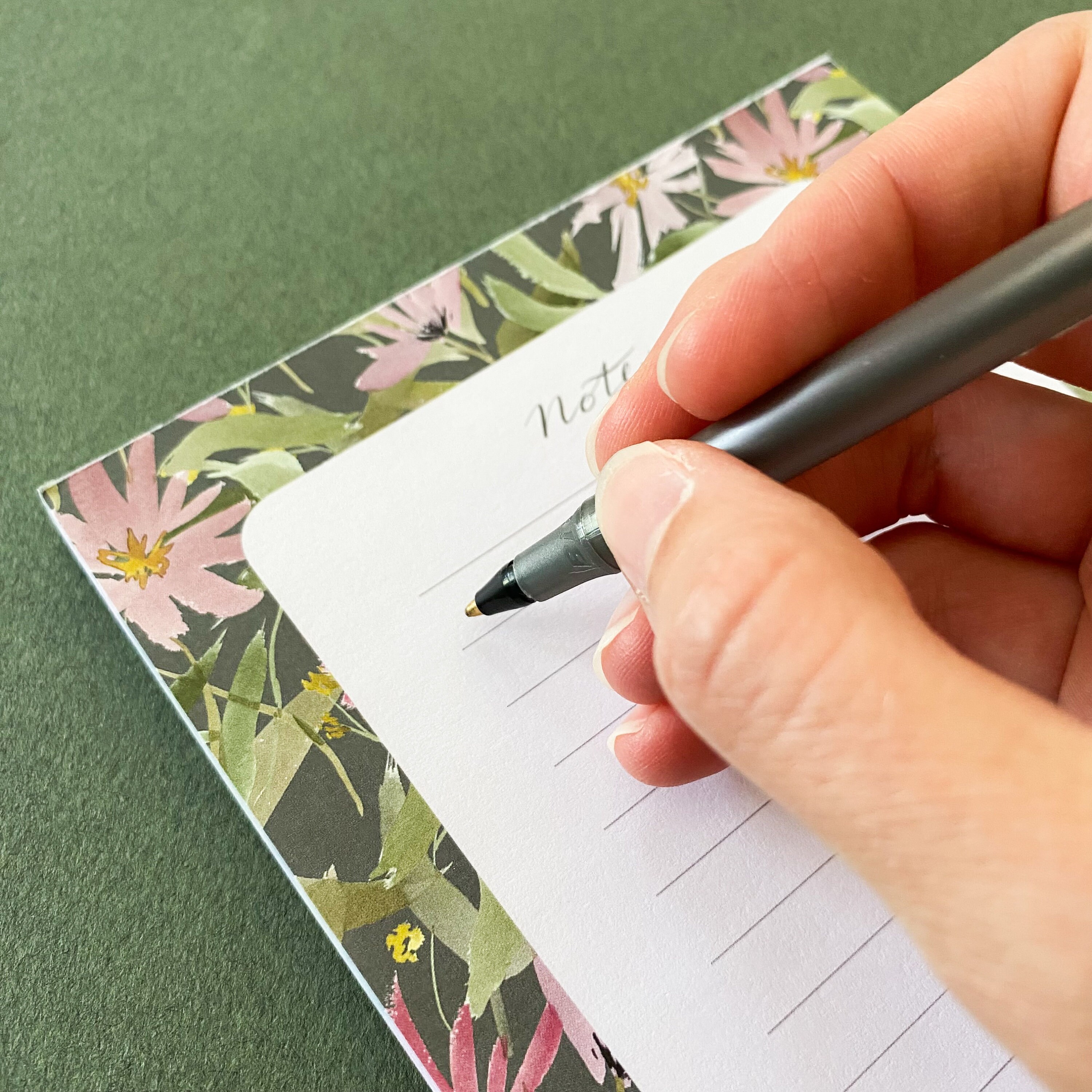 Wildflowers Notepad - 5x7 Notepad - Watercolor Floral Notepad - Office ...