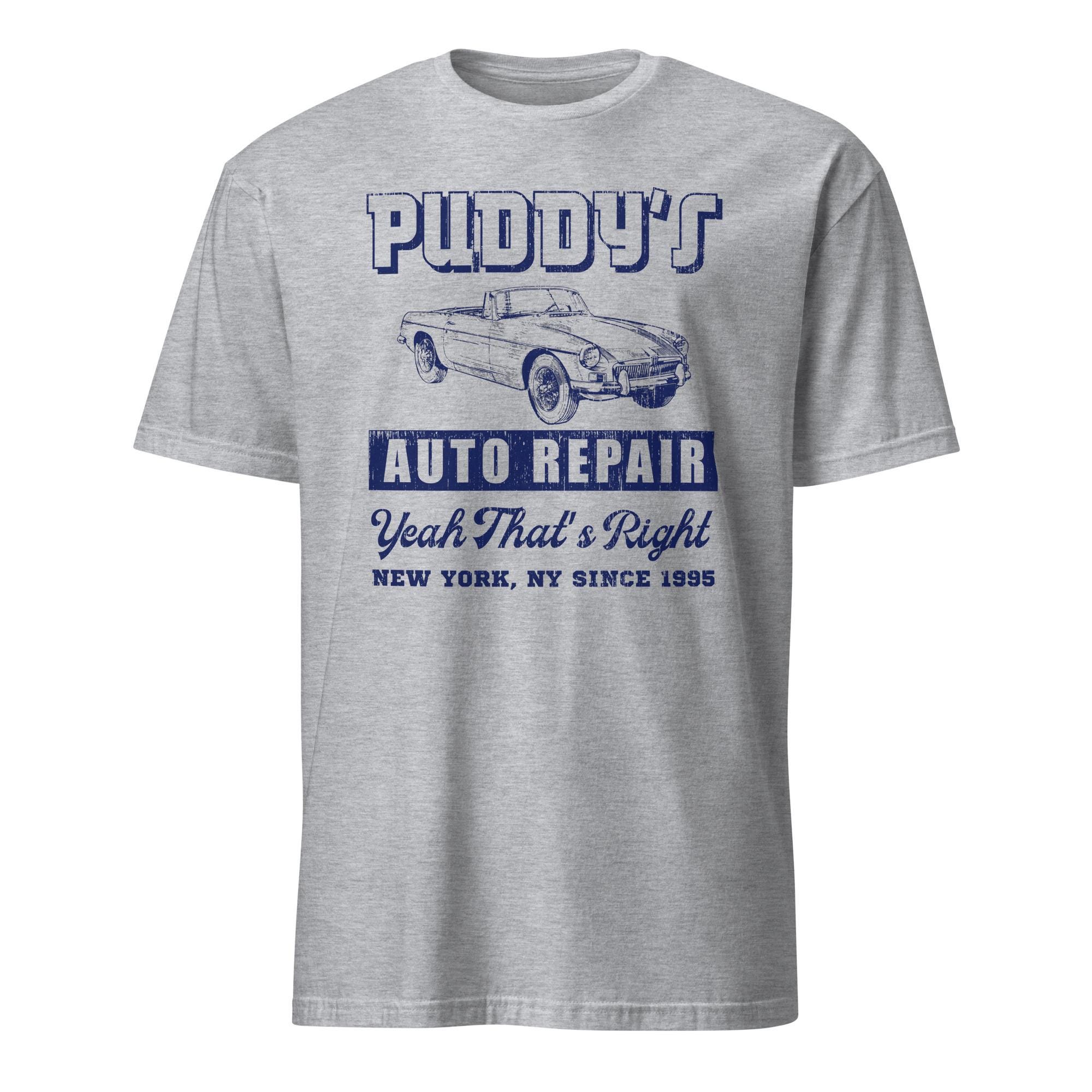 Puddy’s Auto Repair Shirt, Seinfeld Inspired Tee, Short-sleeve Unisex T ...