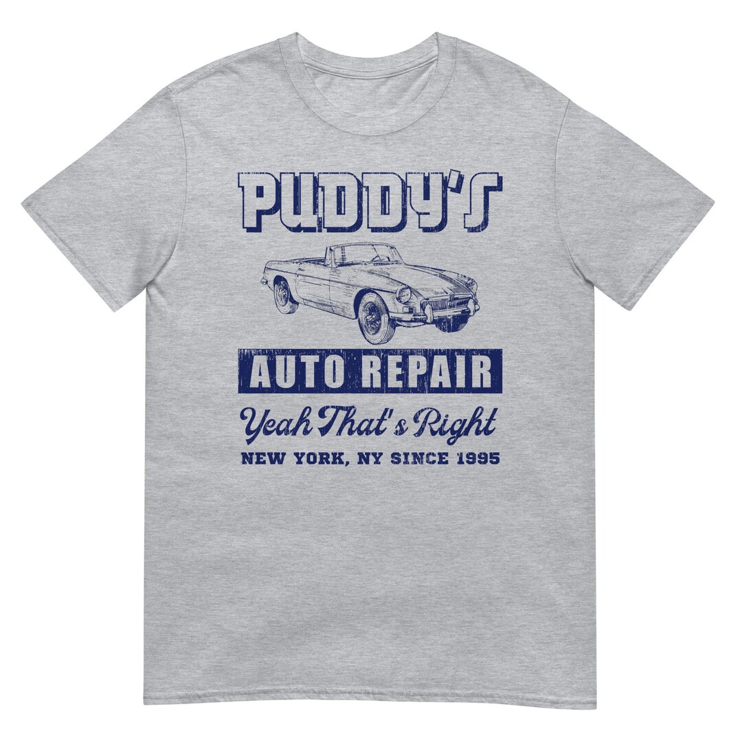 Puddys Auto Repair Shirt, George Costanza, Kramer Shirt, Short-sleeve ...