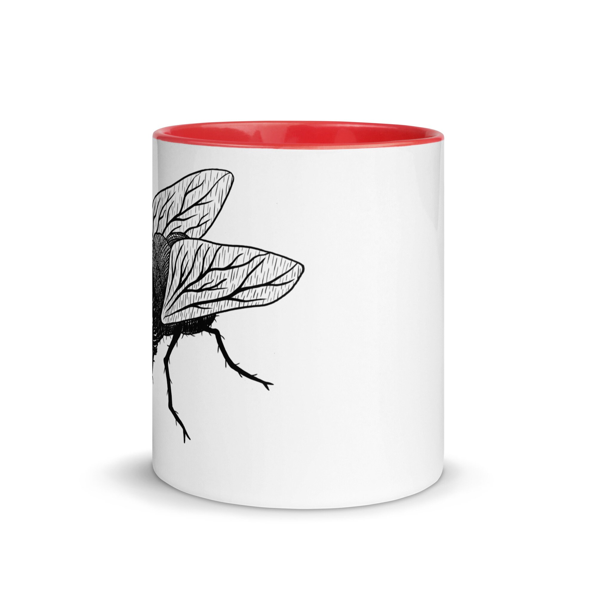 The Fly Horror Movie Mug, Hand Drawn Jeff Goldblum Coffee Cup, Mug With ...