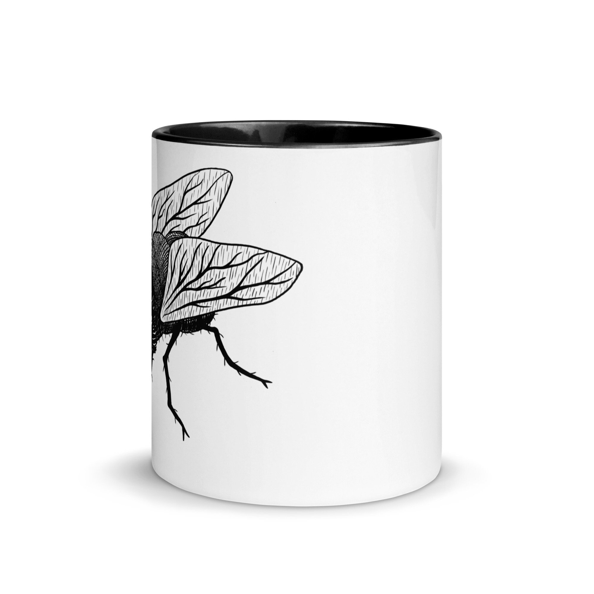 The Fly Horror Movie Mug, Hand Drawn Jeff Goldblum, Mug With Color ...