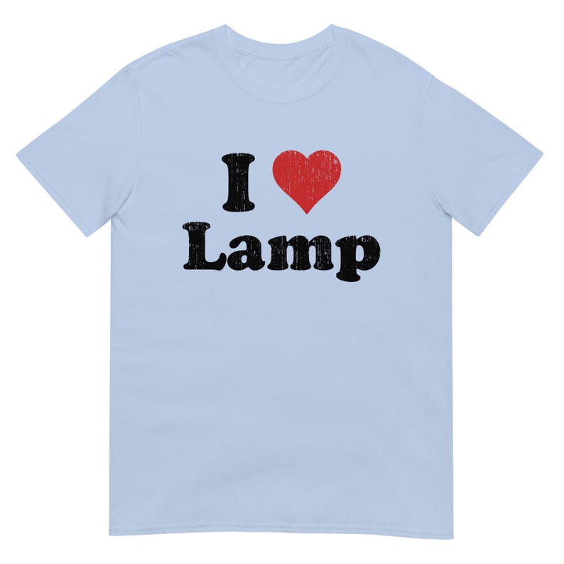 I Love Lamp Shirt: Anchorman Movie Quote Tee - Unisex Cotton - Etsy