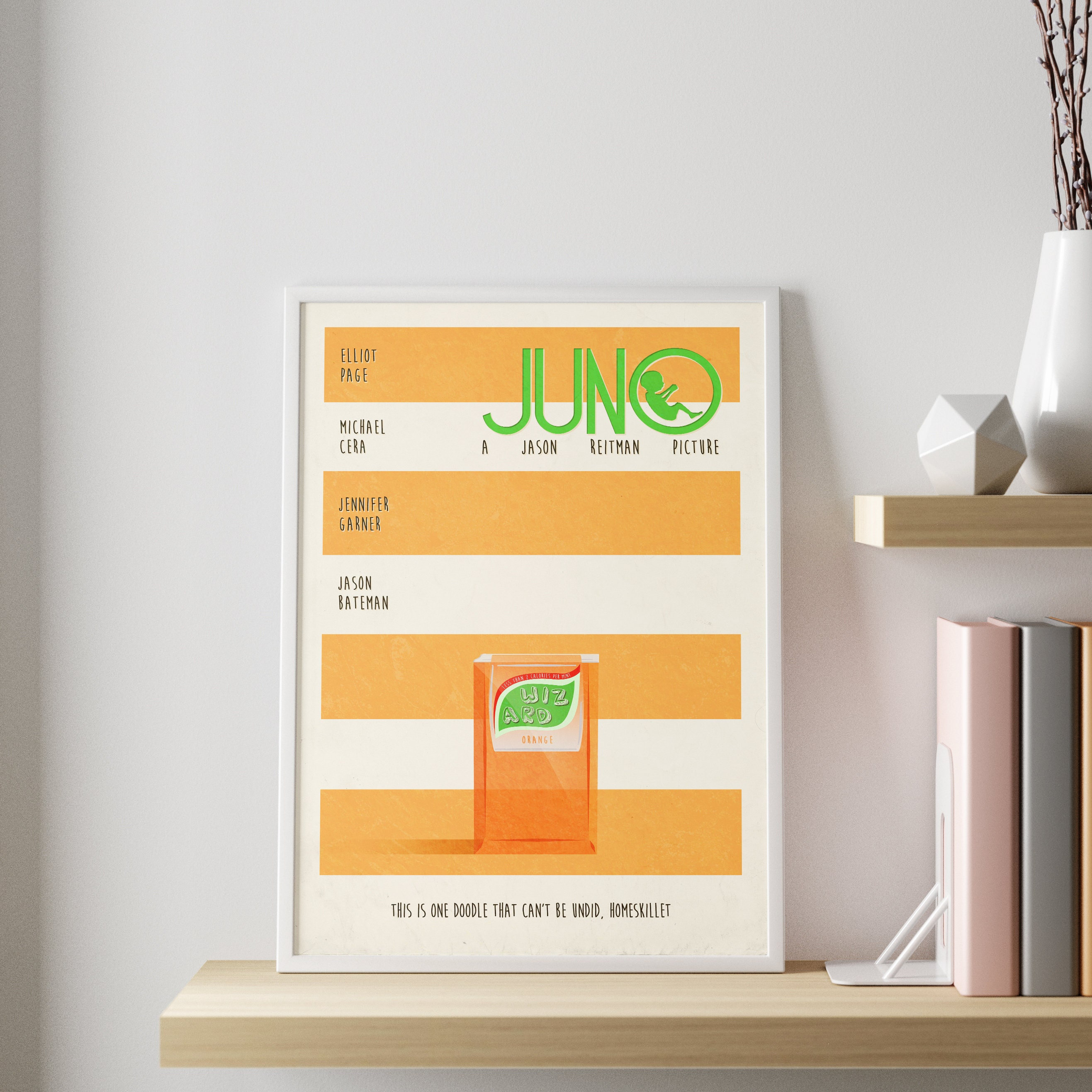 Juno Movie Poster Minimalist Vintage Movie Wall Art Print - Etsy