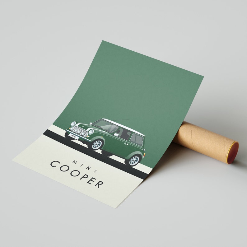 Mini Cooper Poster DIGITAL DOWNLOAD Print at Home Mini Mk1 - Etsy